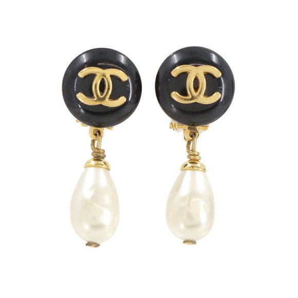 CHANEL | Jewelry | Chanel Chanel Fake Pearl Swing Earrings Here Mark ...